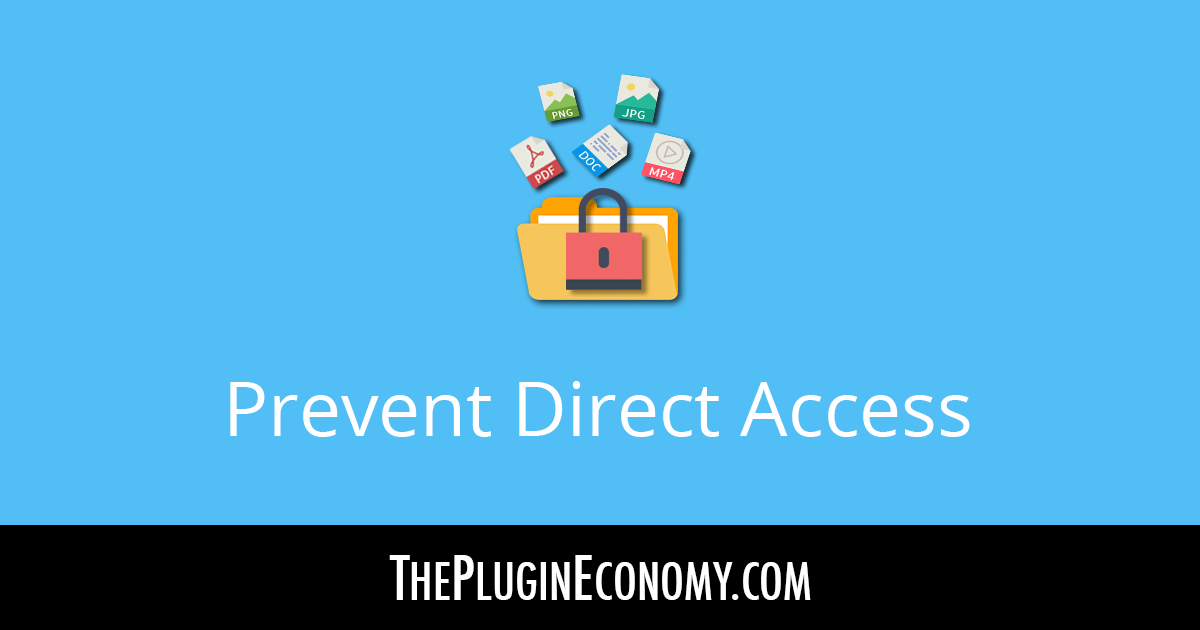 Prevent Direct Access by Tim Alan